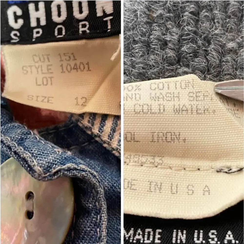 Choon Sports | Dresses | Vintage Choon Sportdenim Patchwork Western ...